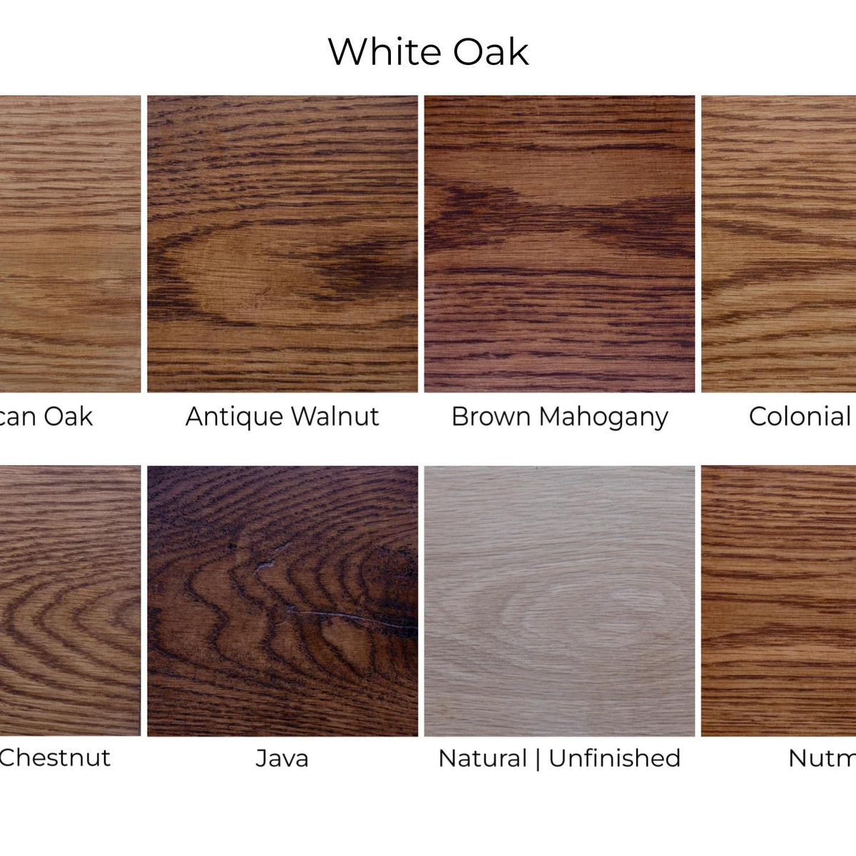 Shelf Expression White Oak Samples